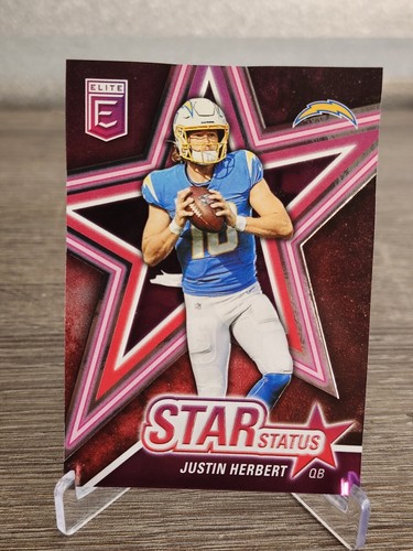 2022 Panini Donruss Elite - Star Status Purple #SS4 Justin Herbert /75 ...