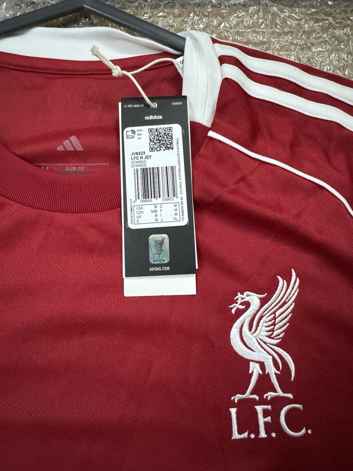 Liverpool FC Signed squad shirt 25/26Autographed x16 Salah VVD ...