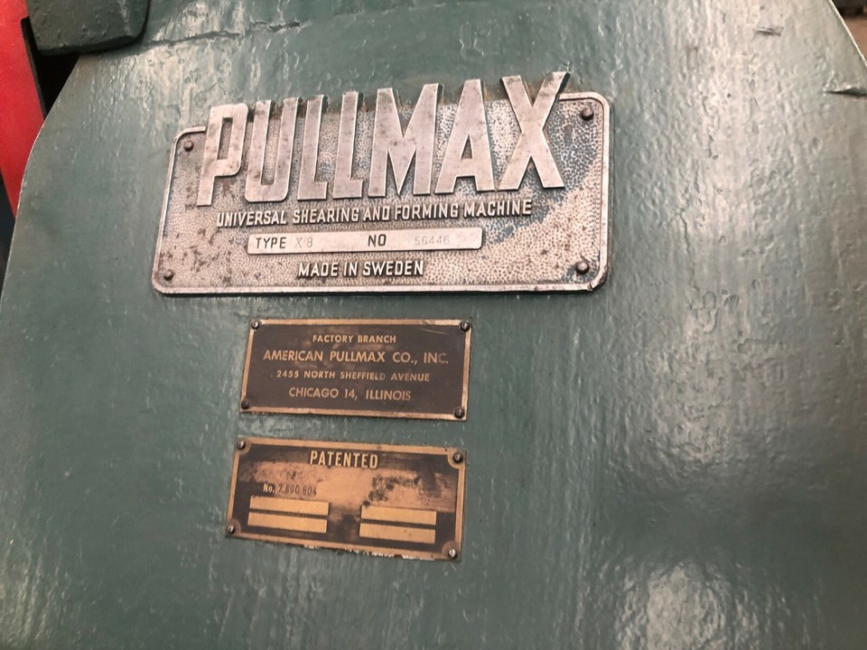 Pullmax Plate Beveler / Beveling Machine Flanger Model X8-37.5 | eBay