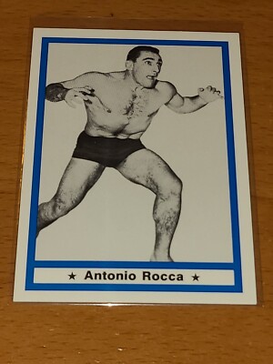 WWE WWF ANTONIO ROCCA 1991 IMAGINE WRESTLING LEGENDS #19 | eBay