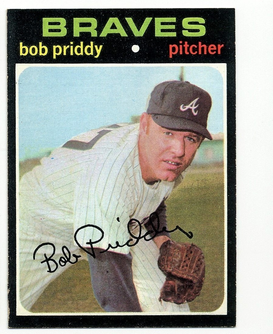 1971 TOPPS ATLANTA BRAVES BOB PRIDDY #147 EX+ | eBay