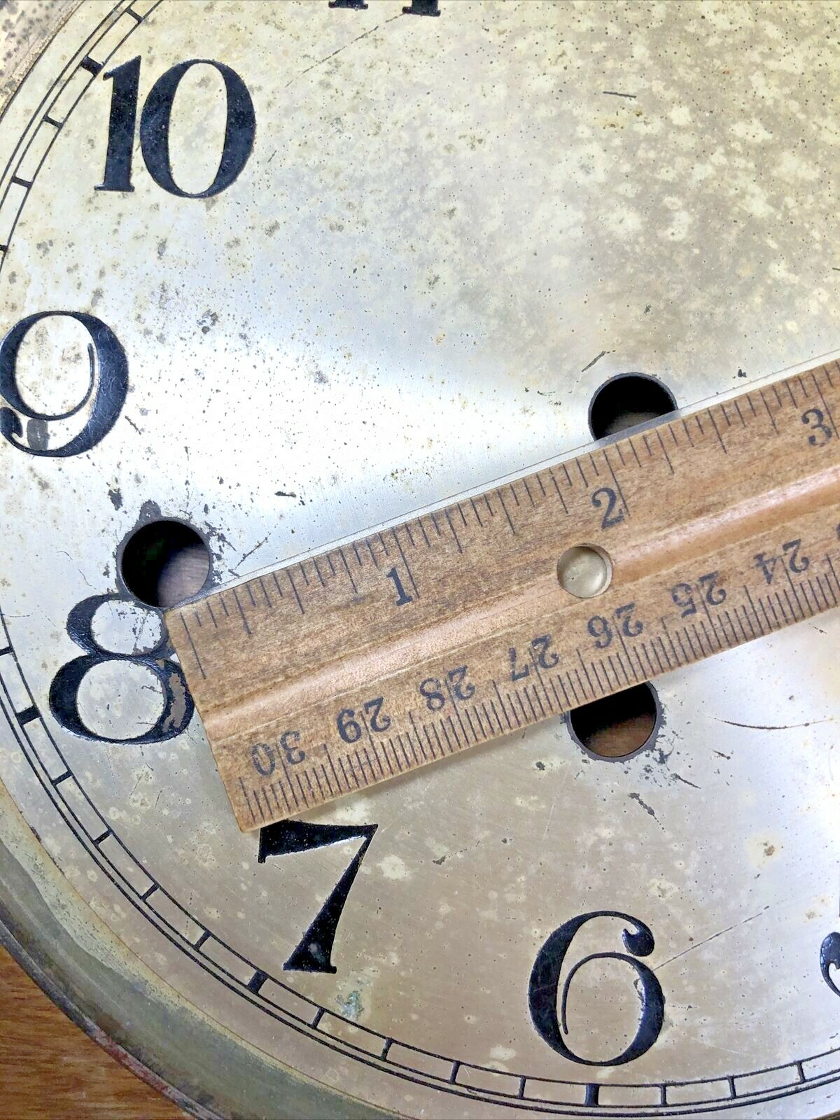 Kienzle Clock Dial Pan 7 5/16 Inch Diameter (See Pics To ID Mvmt ...