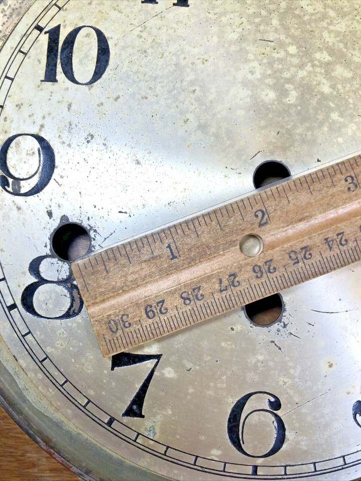 Kienzle Clock Dial Pan 7 5/16 Inch Diameter (See Pics To ID Mvmt ...