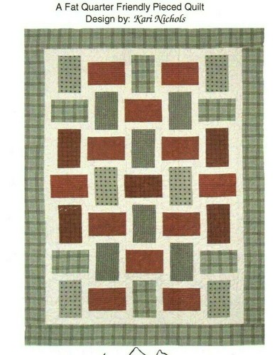 Charming Fractions Quilt Sewing Pattern Multiple Sizes Fat Quarter ...