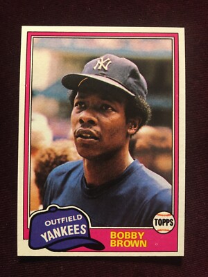 1981 Topps #418 Yankees Bobby Brown Baseball Card | eBay