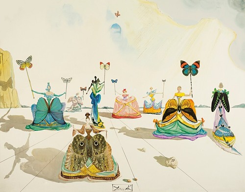 Salvador Dali Women With Butterflies Canvas Print 16 x 20 | eBay