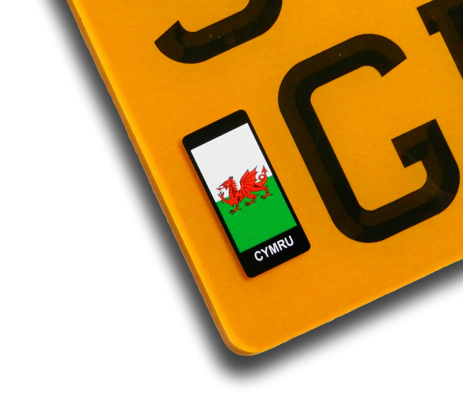 Welsh Wales CYMRU Flag Vinyl Sticker For Motorcycle Number Plate ...