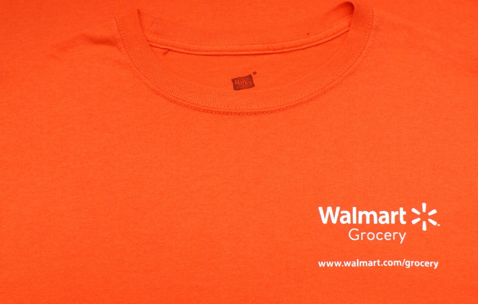 Walmart Grocery Store Employee Uniform orange T-shirt… - Gem