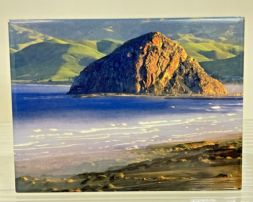 Morro Rock Tile Art Alice Cahill Signed Photograph Bay Beach Artist ...