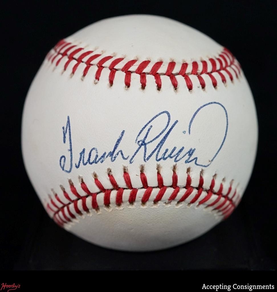 Frank Robinson Autograph Signed Rawlings Official OAL Baseball AUTO JSA ...