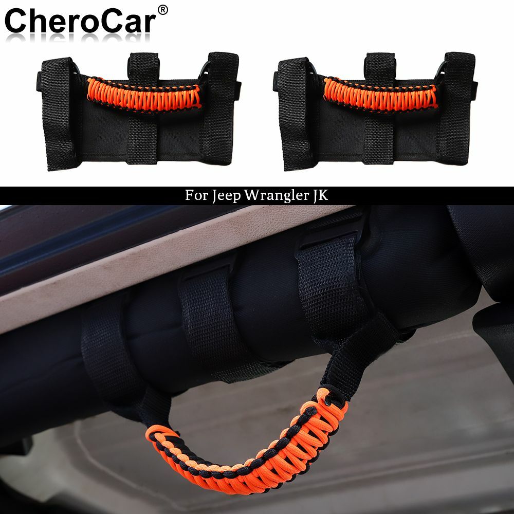 Jeep Roll Bar Grab Handles Grab Handles Pair Sport Bar Paracord Nylon