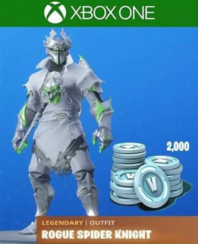 Fortnite - Rogue Spider Knight + 2000 V-Bucks Pack - GLOBAL - Xbox ONLY ...