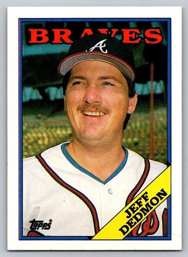 1988 Topps #469 Jeff Dedmon - Atlanta Braves | eBay