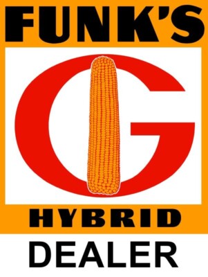 Funk's Hybrid Seed Corn DEALER Style NEW Sign: 24x30" USA STEEL XL Size ...
