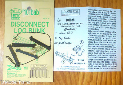 Kadee HO #101Bab / Log Bunk (Disconnect) Kit (#111 101-bab) | eBay