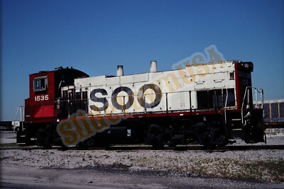 Vtg 2004 Train Slide 1535 SOO Line Engine Franklin Park IL X4B014 | eBay