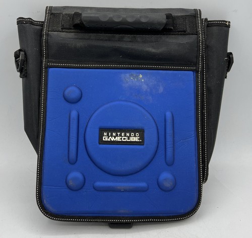 Official Nintendo GameCube Console Carrying Case Tote Travel Bag - Blue ...