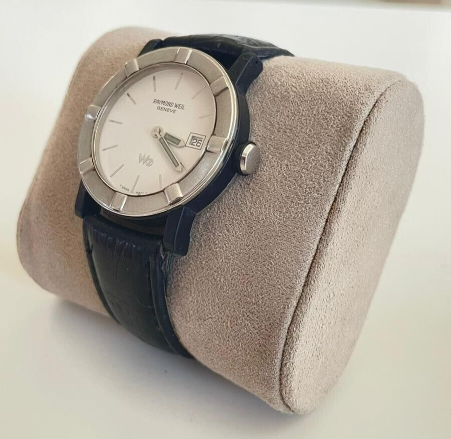vintage RAYMOND WEIL 1 (6000) GENEVE men's watch A926911 quartz swiss ...