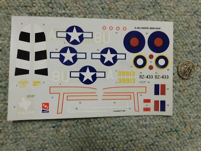 AMT decals 1/48 A-20J Havoc H26 | eBay