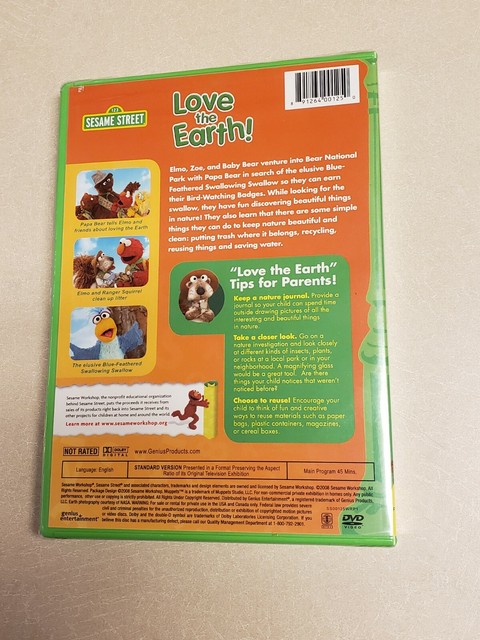 Sesame Street: Love the Earth! (DVD) for sale online | eBay