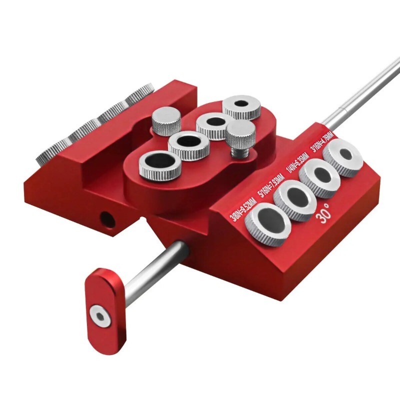 Punch with Extended Positioning, Multi-angle Woodworking Punching Inch ...