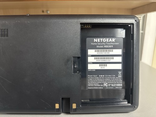 ADT Pulse Touchscreen Security Controller Netgear HSS301 - NO BATTERY ...