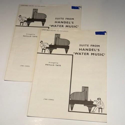 Handel Suite from Water Music for Two Pianos Phyllis Tate Oxford 1965 ...