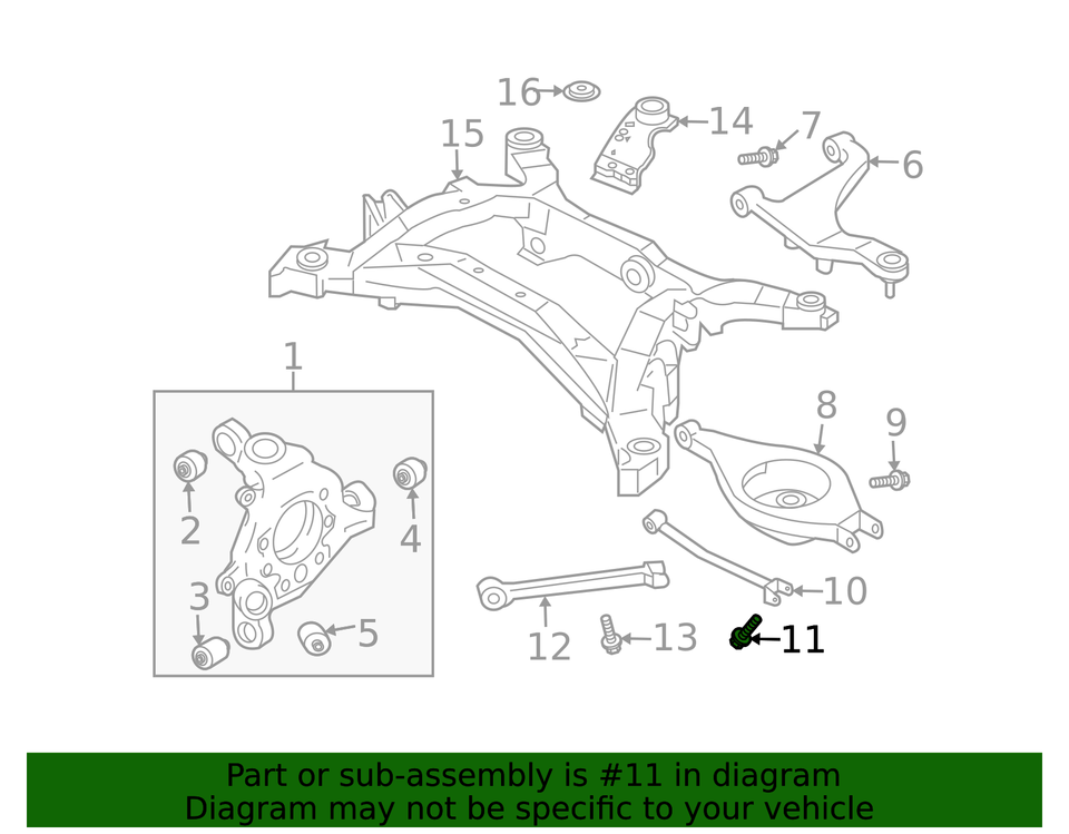 Genuine Nissan Lateral Arm Bolt 55226-AL50A | eBay