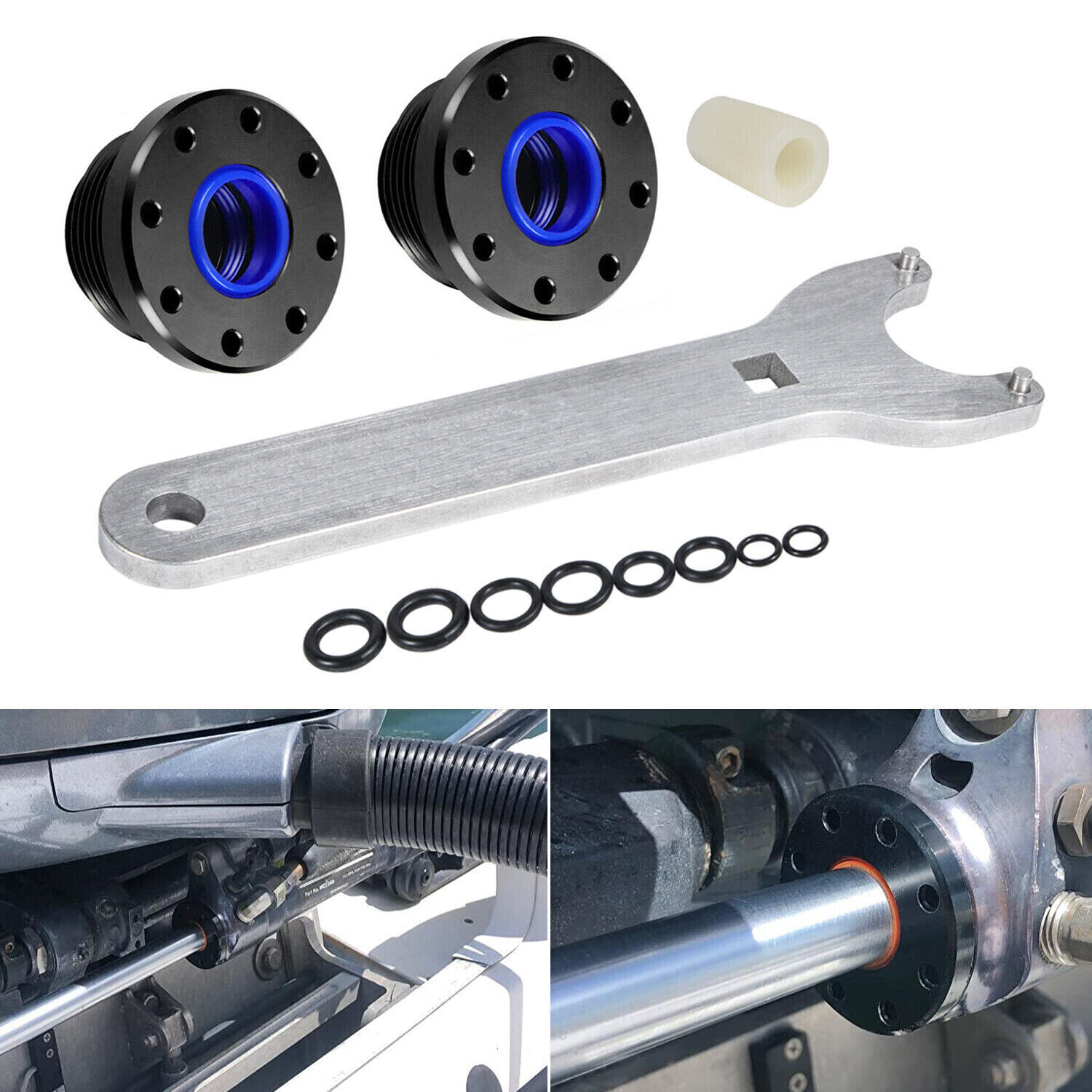Front Mount Hydraulic Steering Cylinder Seal Kit for SeaStar Pivot ...