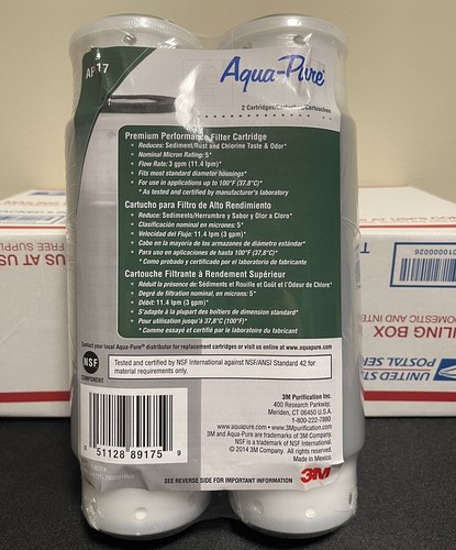 NEW LOT OF 2 3M AQUA-PURE AP-117 FILTER CARTRIDGE AP117 | eBay
