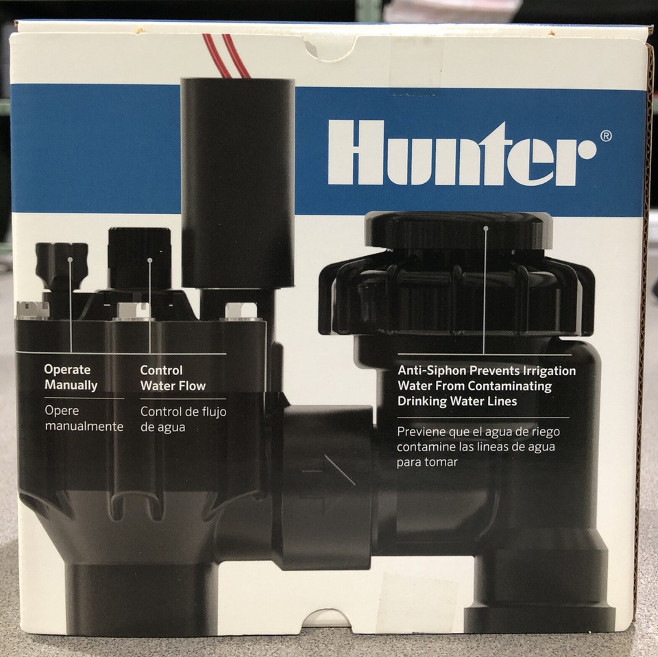 Hunter PGV-ASV 3/4” Professional Grade Anti-Siphon Irrigation Control ...
