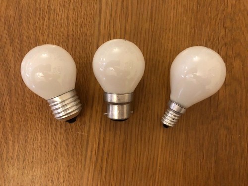 Opal Golf Ball Lamp Light Bulbs 15w 25w 40w 60w BC SES ES Cap Fitting ...