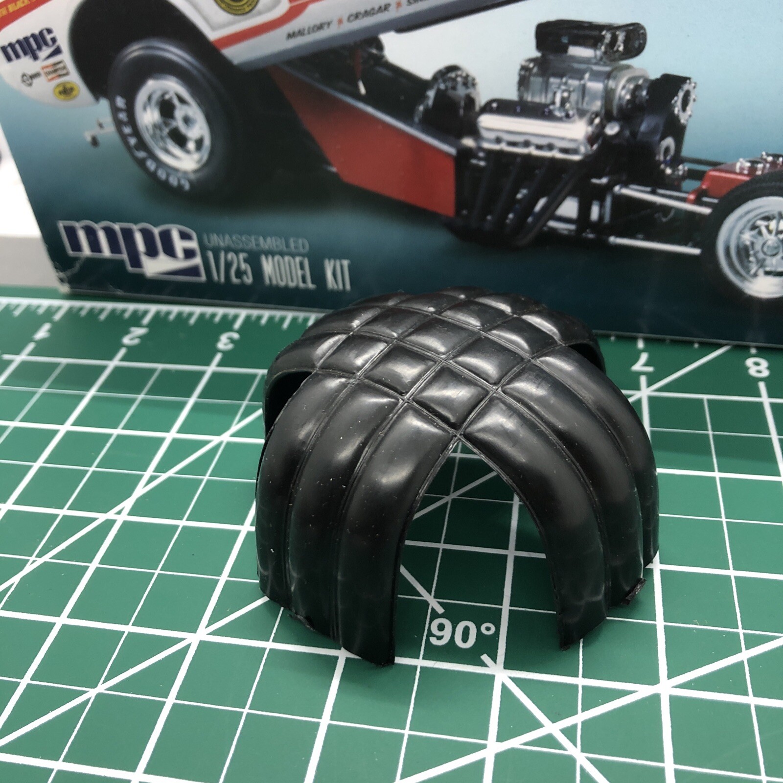 Drag Race Parachute Funny Car Dragster Diorama AMT1:25 Search LBR Model ...