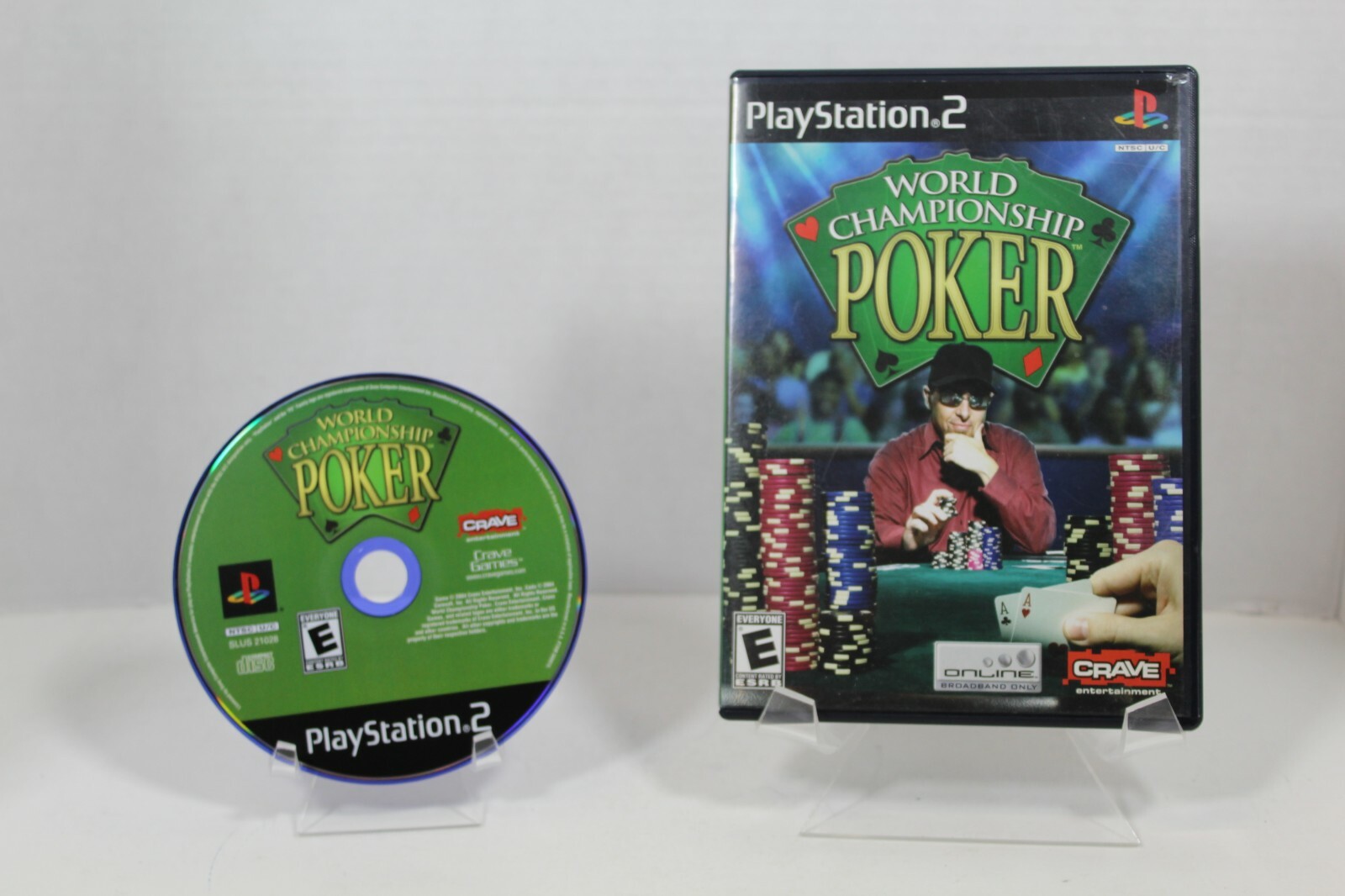 World Championship Poker - PS2 - 2004 - GAME & CASE - TESTED - USED ...