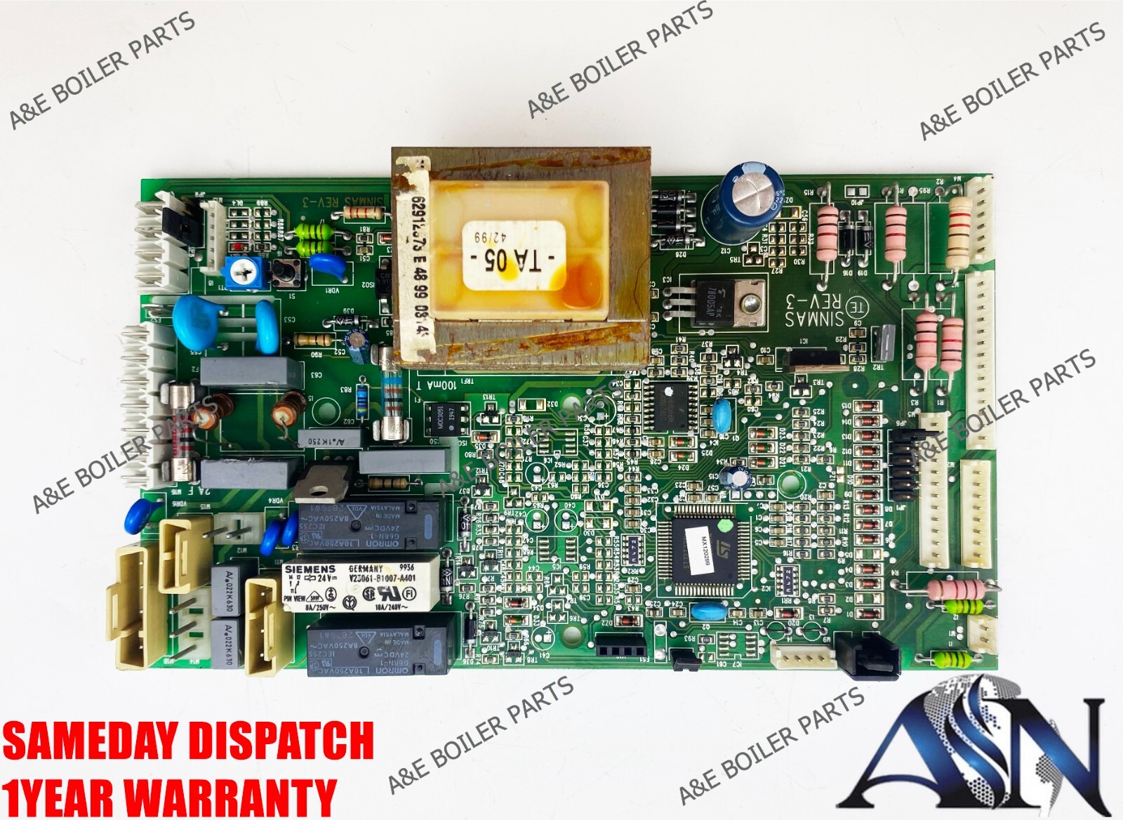 VOKERA LINEA 24 28 & LINEA PLUS MAIN PCB 10024528 REPLACE 1853 10021847 ...