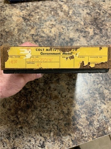 Colt Mark IV Series 70 Government Model Box & Manual | eBay