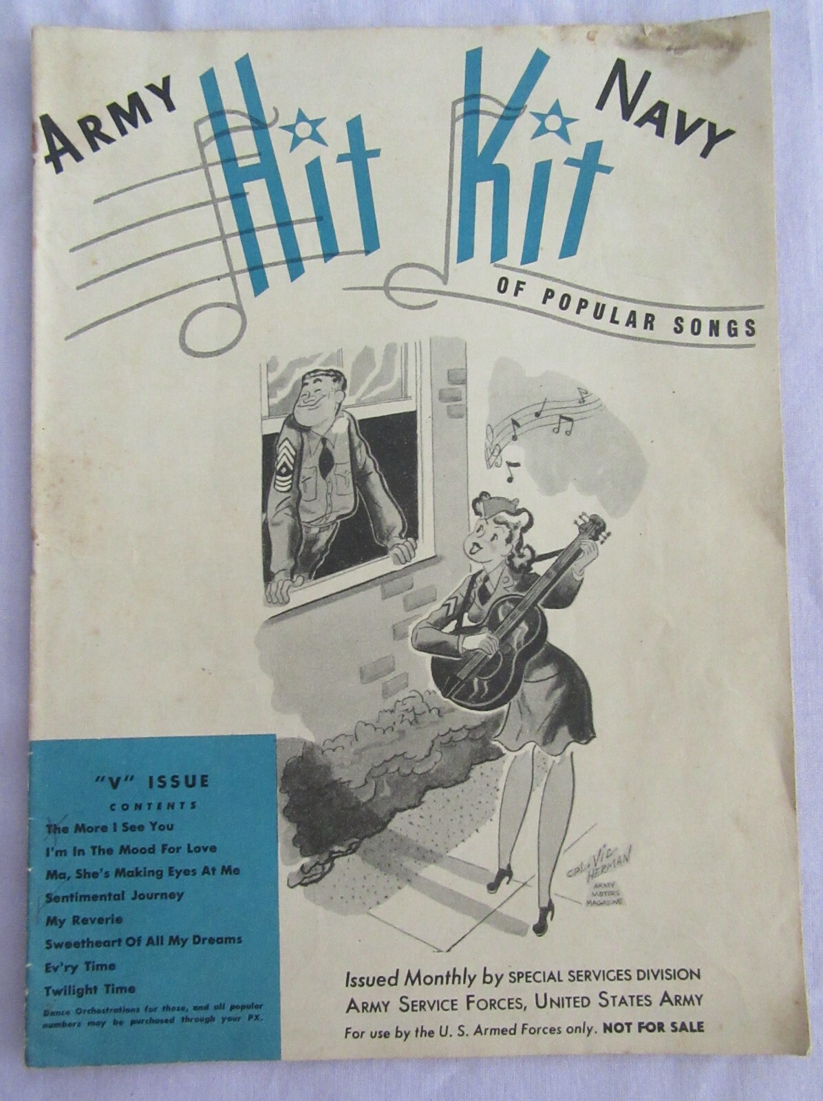 ARMY HIT KITS Small Mixed Lot Original Sheet Music Popular Songs ...
