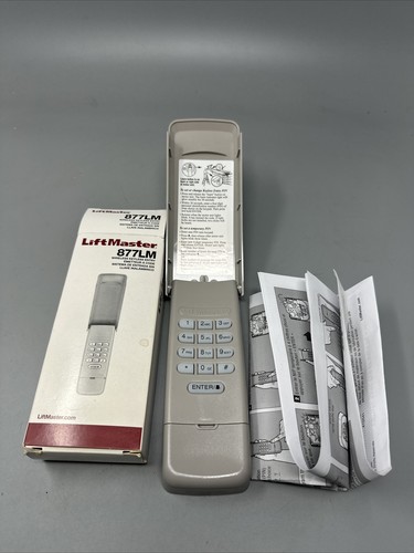 LiftMaster Model 877LM Wireless Keyless Entry Garage Door Keypad Opener ...