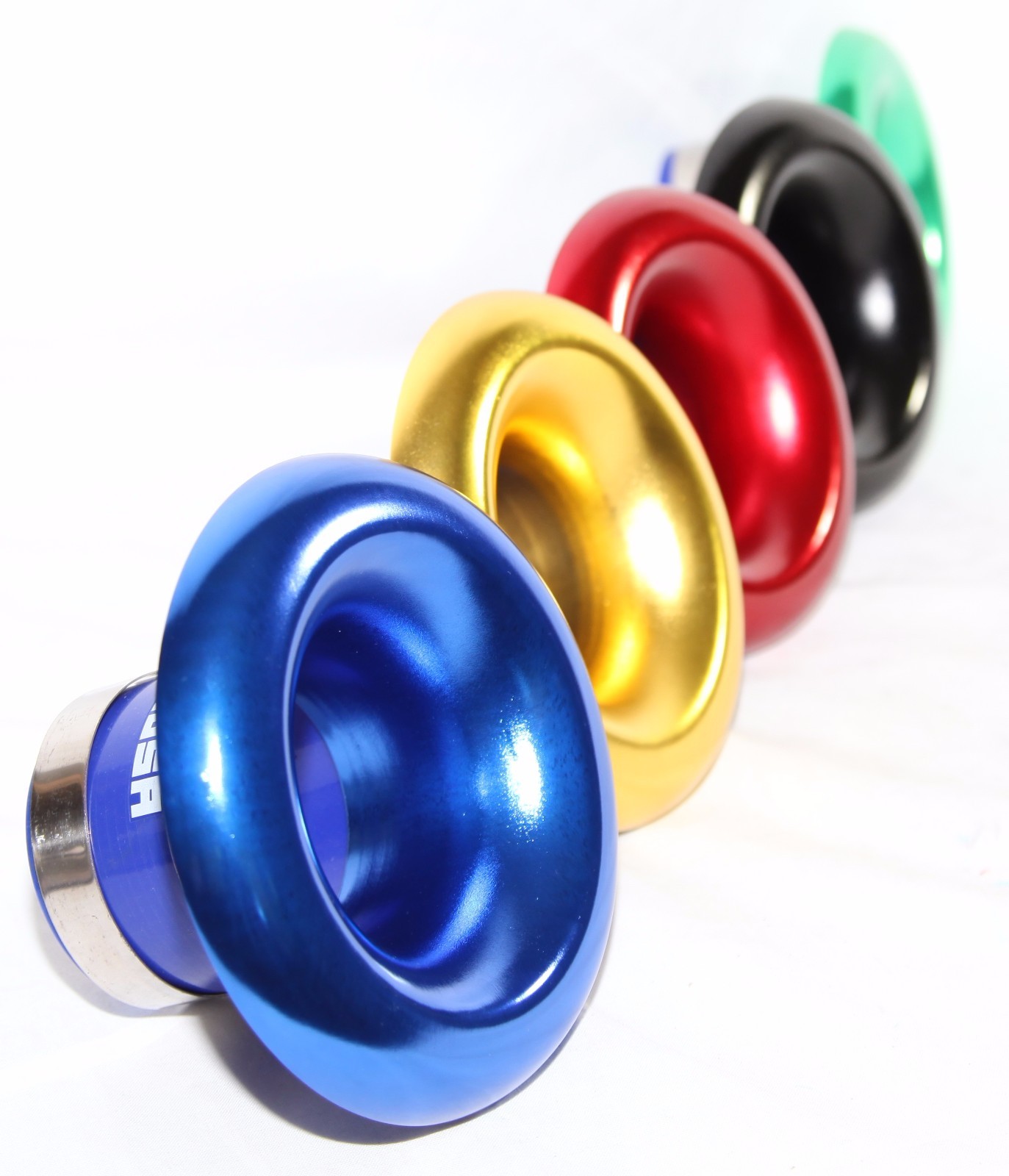GOLD 3"UNIVERSAL Aluminum Turbo Intake/Short RAM Super Velocity Stack w ...