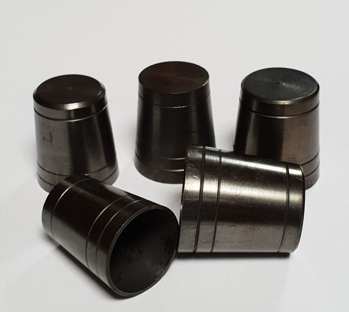 5 mixed 20.5mm - 25mm o/d. SOLID BRASS WALKING STICK "ULTRA" FERRULES ...