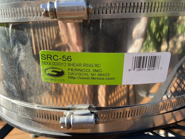 FERNCO SRC-56 12" Concrete to Concrete Flexible Coupling w/ Shear Ring ...