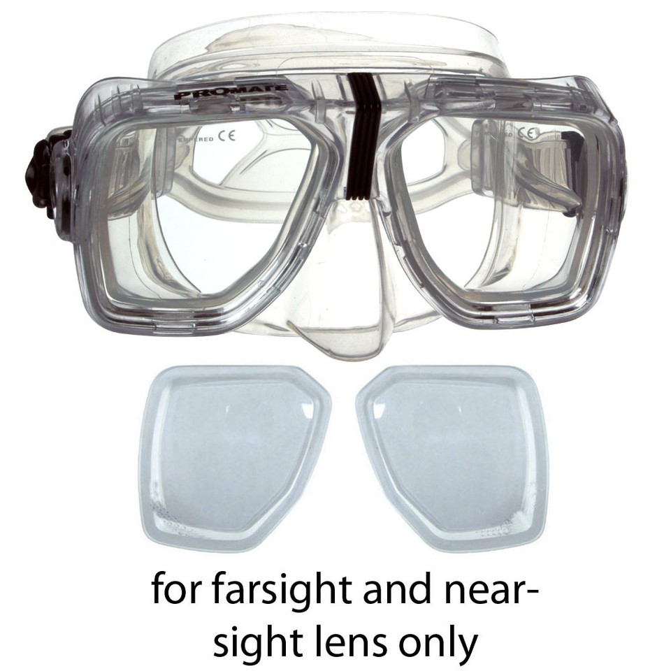 Promate MK245 Scope RX Prescription Optical Scuba Dive Snorkeling Mask ...