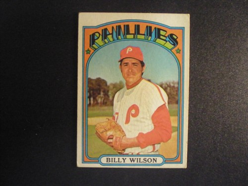 1972 Topps Baseball Billy Wilson Card # 587 | eBay