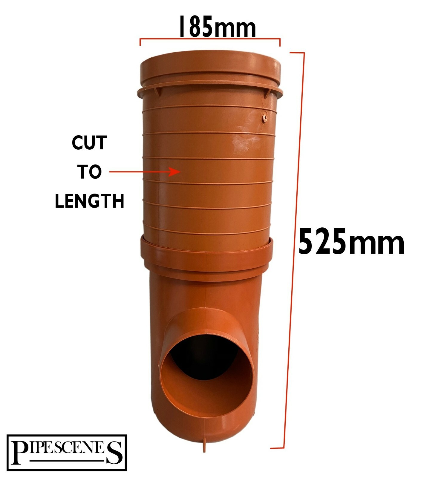 110mm Bottle Trap Gully with Extension Included - Extended for Drainage ...