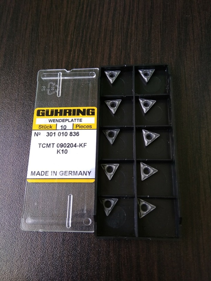 GUHRING TCMT 090204-KF K10 10 PCS Carbide inserts | eBay