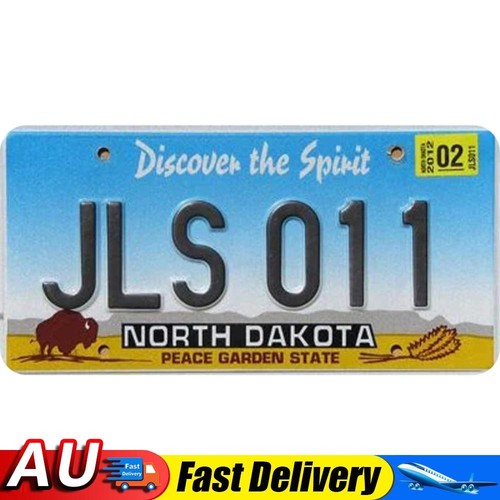Metal North Dakota Tin Sign Rectangular Iron Painting Wall Home Bar ...