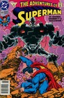 Adventures of Superman #491 (Newsstand) FN; DC | Jerry Ordway - we ...