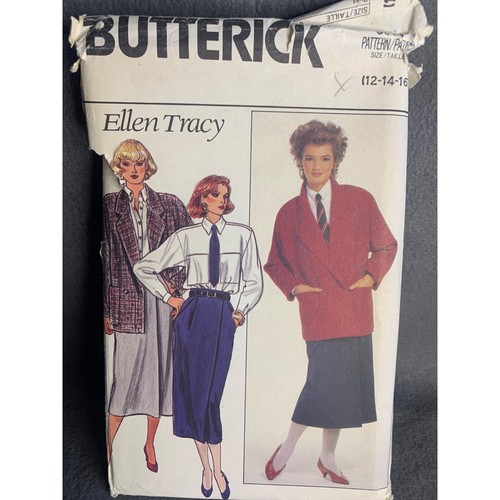 Butterick Misses Jacket Skirt Shirt Sewing Pattern 6871 sz 12 14 16 ...