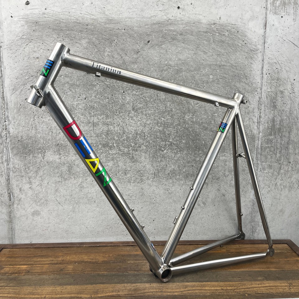 Vintage Dean Frame 57 cm Titanium Ti Road Race 130 Made in USA 700c ...