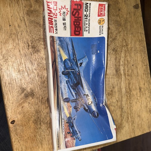 Vintage Fishbed Mikoyan/gurevich MiG-21 U.s.s.r Fighter 1/72 Scale ...